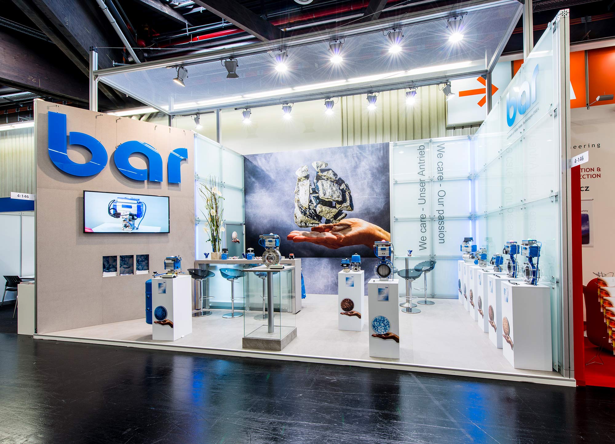 bar, Powtech 2016, Nürnberg - M. Ackermann GmbH - Messen & Events